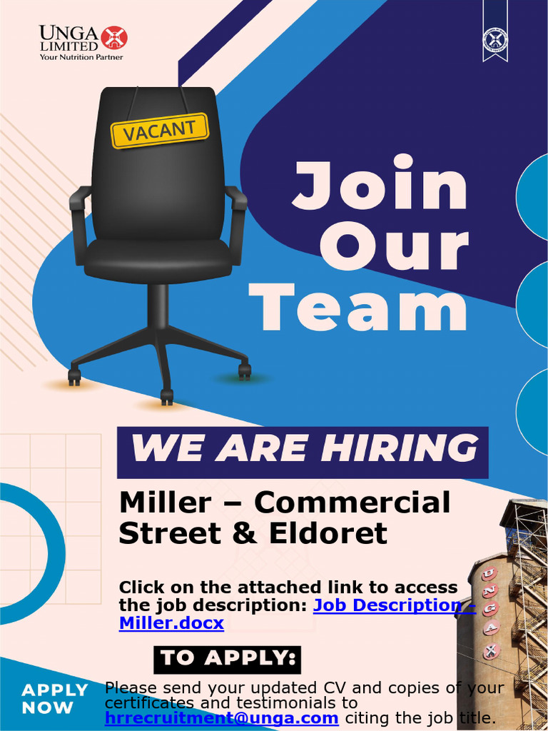 Miller Job Advert | PDF