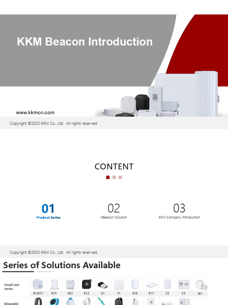 KKM KBeacon Introduction 2025 - V1 (2025-06-20 07 - 48 - 59) | PDF | Wi Fi | Computer Engineering