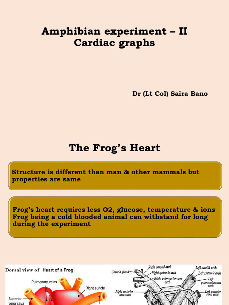 Properties of Frog's Heart-I | PDF | Acetylcholine | Heart