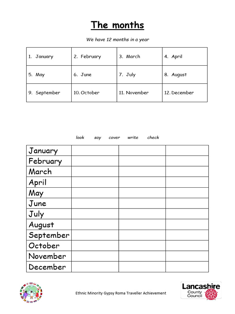 Months of The Year | PDF | Chess Theory | Chess