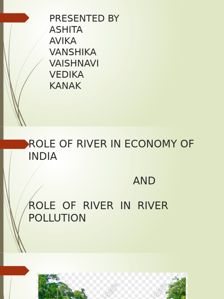 River Role in Economy and River Pollution | PDF | Water Pollution | River