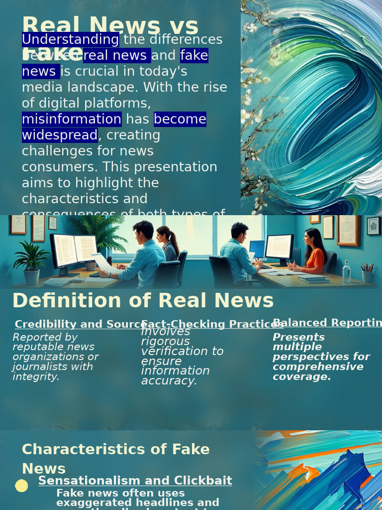 Real News Vs Fake News | PDF | News | Communication