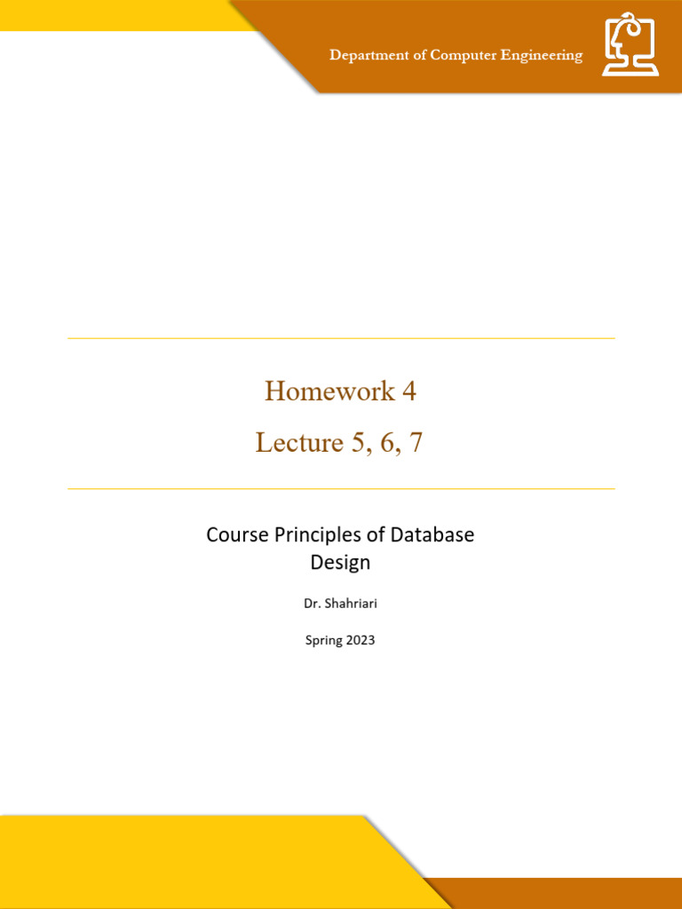 HW4 Database Sol | PDF