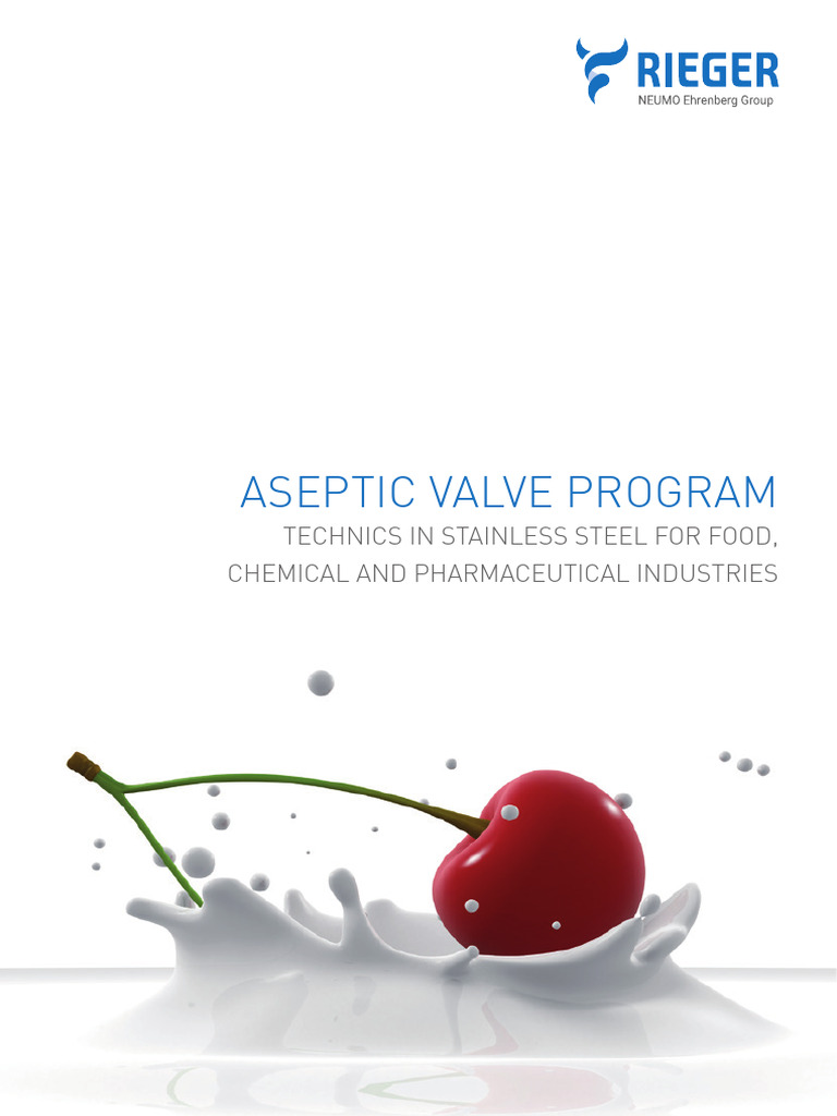 Rieger Aseptic Valve Program en | PDF | Valve | Mechanical Engineering