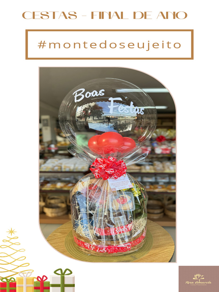 Cestas Personalizadas - Final de Ano .PDF | PDF | Sobremesas | Culinária
