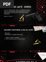 RA 10591: Firearms Regulation Act | PDF | Handgun | Firearms