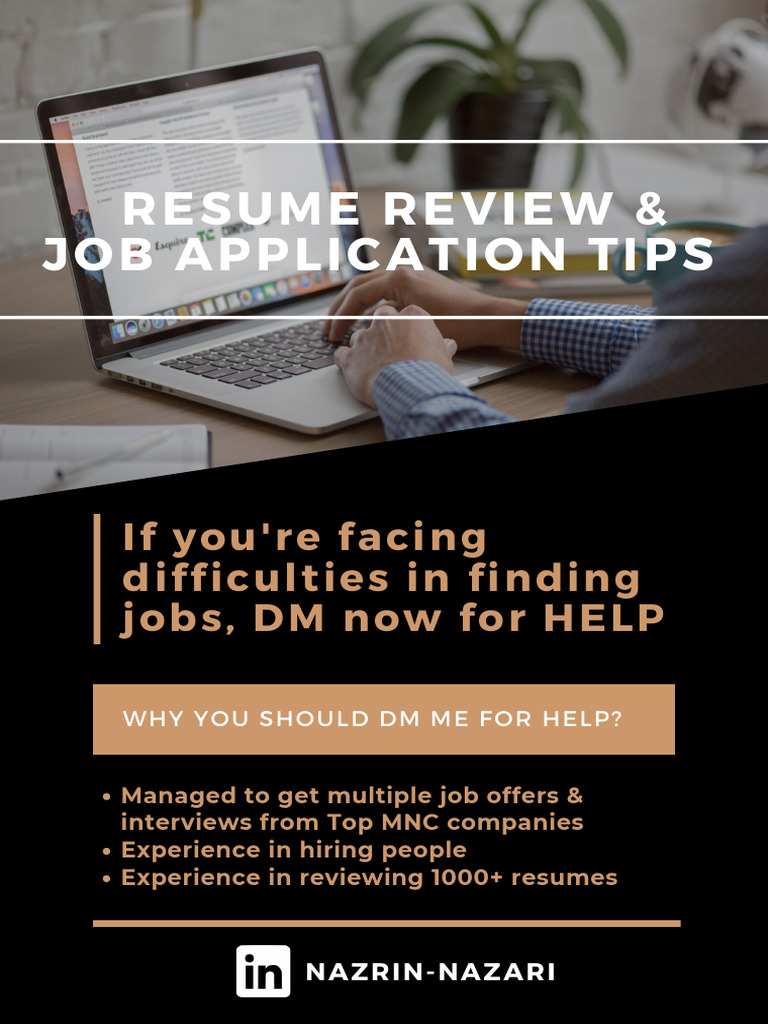 Resume Review & Job Application Tips | PDF