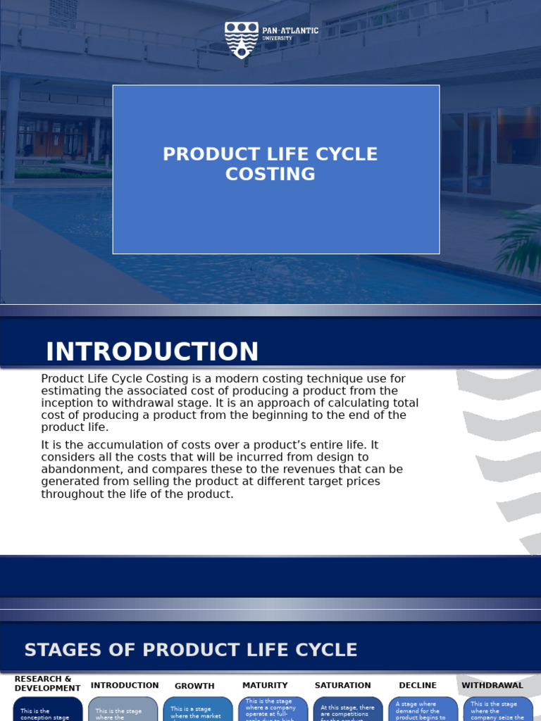 Product Life Cycle Costing Overview | PDF | Market (Economics) | Profit ...