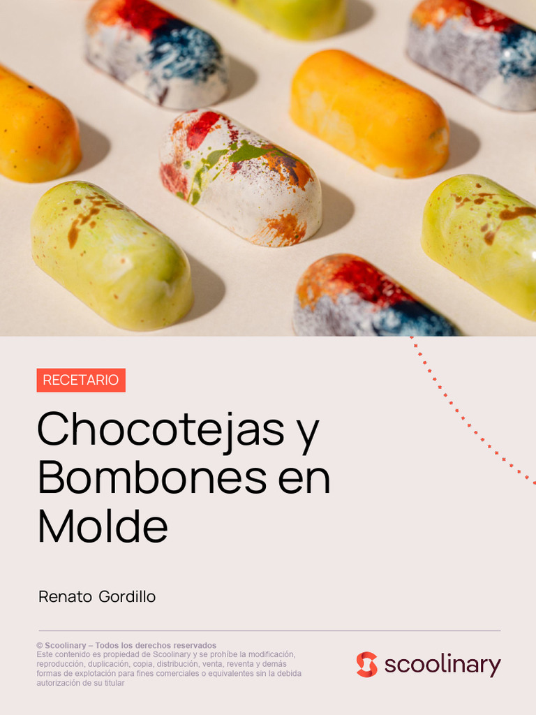 ES Chocotejas y Bombones en Molde Recetario | PDF | Chocolate | Sólidos de cacao