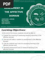 Affective Domain Example Objectives | PDF | Affect (Psychology ...