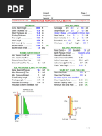 Return Wall Design and Analysis | PDF | Civil Engineering | Solid Mechanics