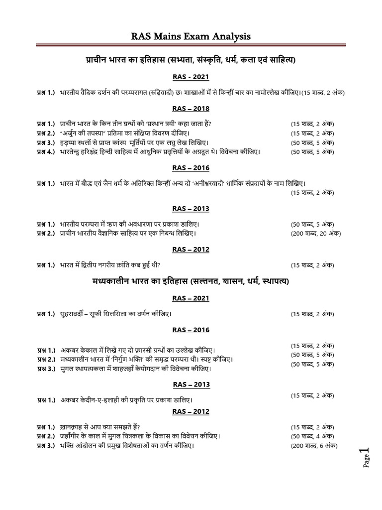 Ras Mains Paper Analysis | PDF