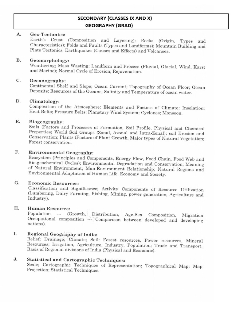 Geography (Grad) | PDF