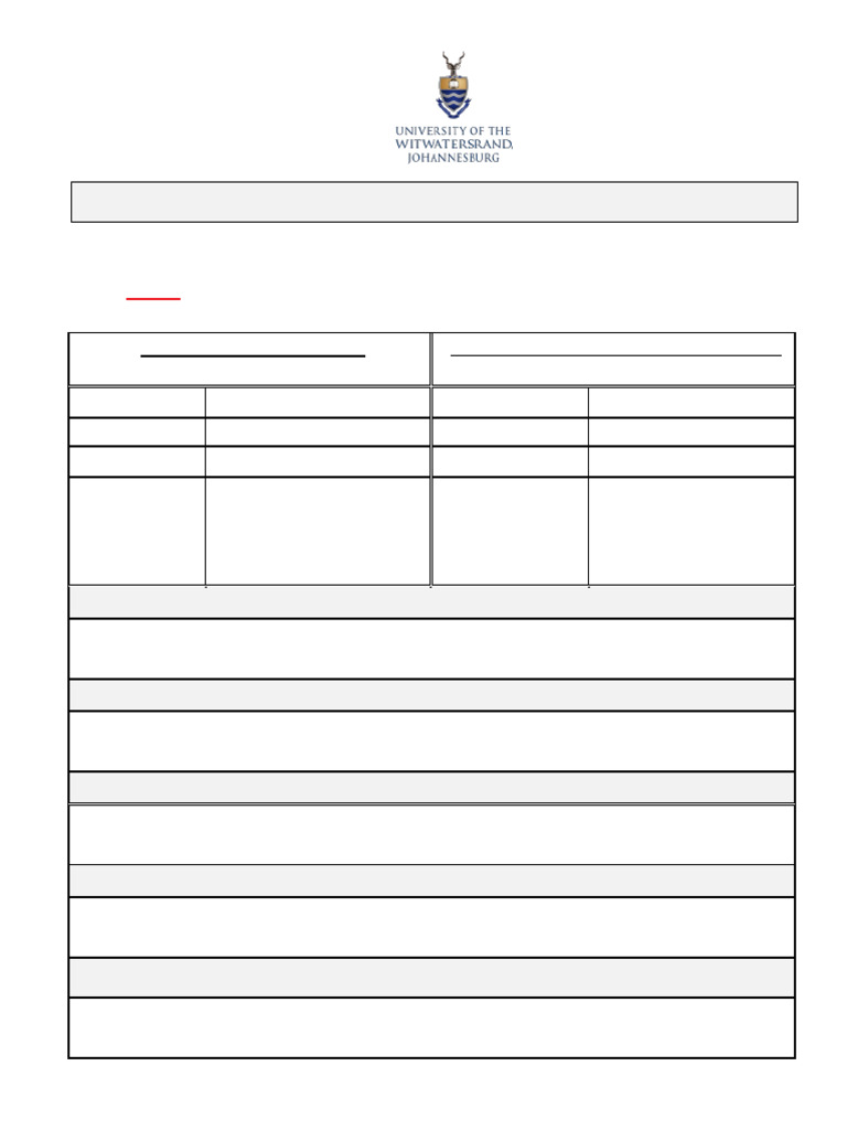 University Health Form For Deferred Examination Applications 2019 | PDF ...
