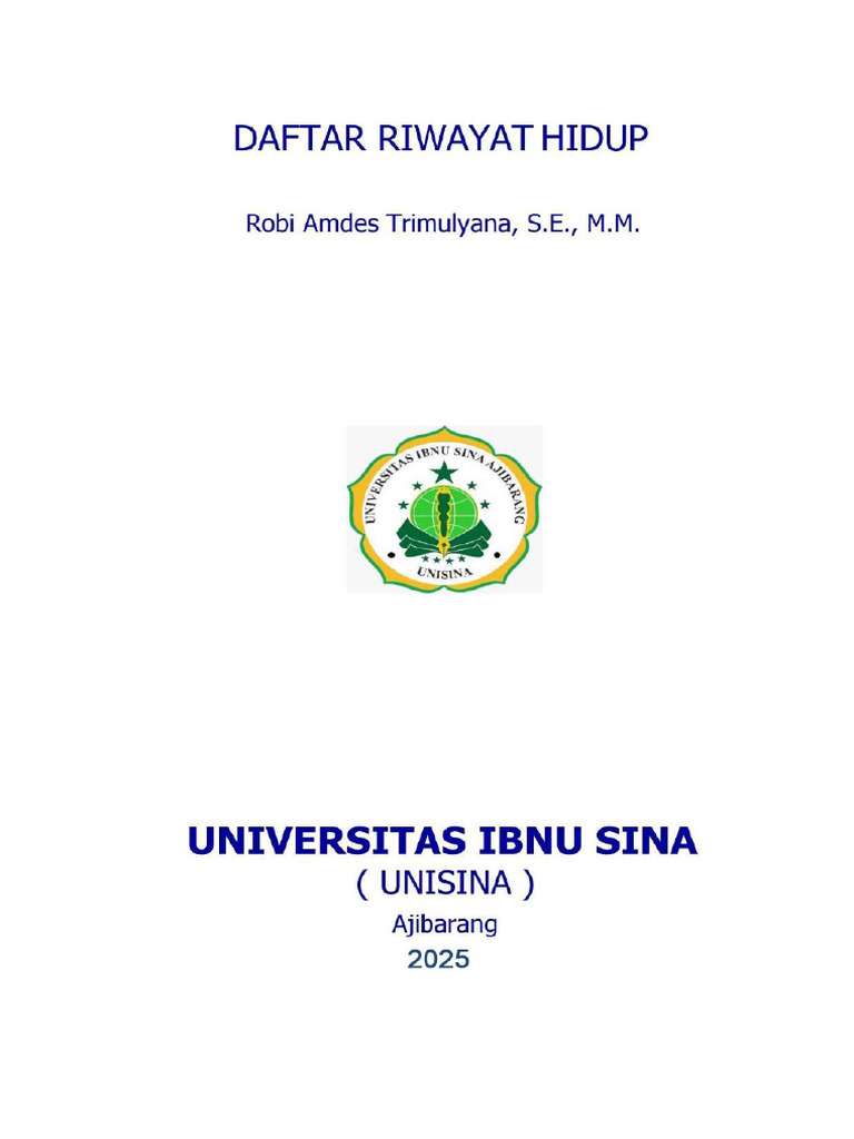 Daftar Riawayat Hidup (CV) - Robi Amdes - Page-0001.jpg | PDF