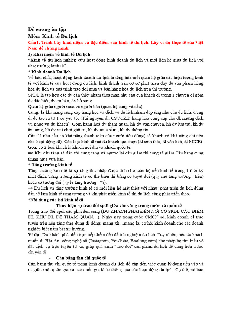 Đề cương ôn tập KTDL | PDF