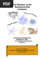Worksheet 1-Classification of Animals (Invertebrates) | PDF ...