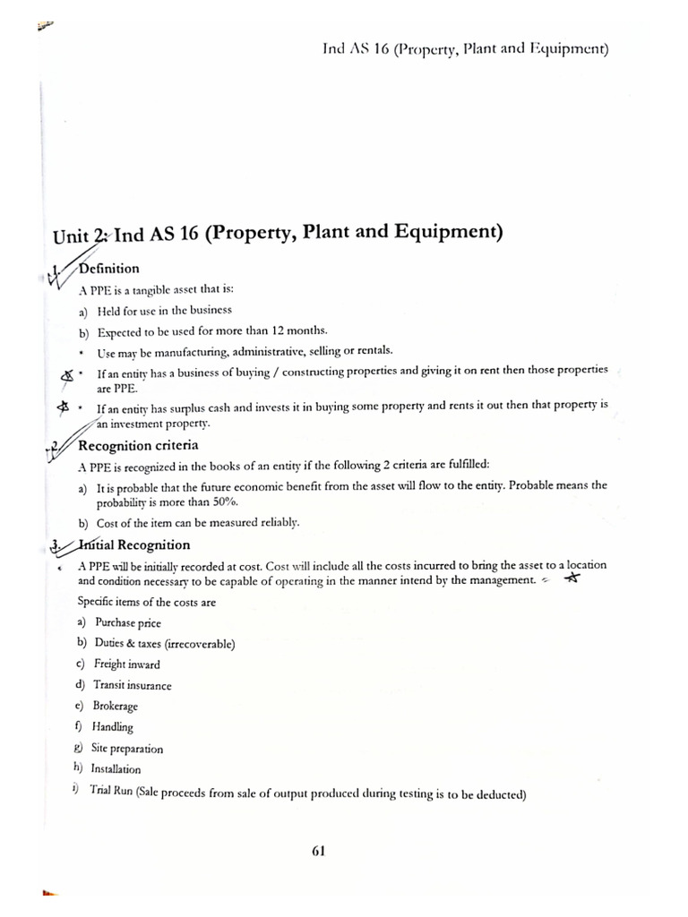 IndAS - 16 (P.P.E) | PDF