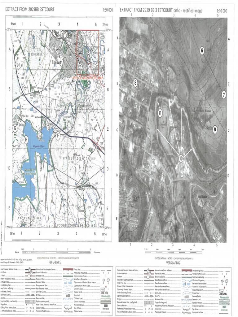 Estcourt Map and Orthophoto | PDF