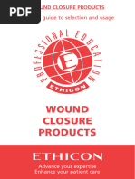 Ethicon Suture Guide for Surgeons | PDF | Surgical Suture | Wound