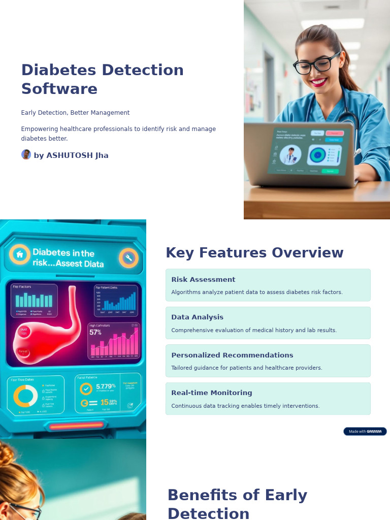 Diabetes Detection Software | PDF