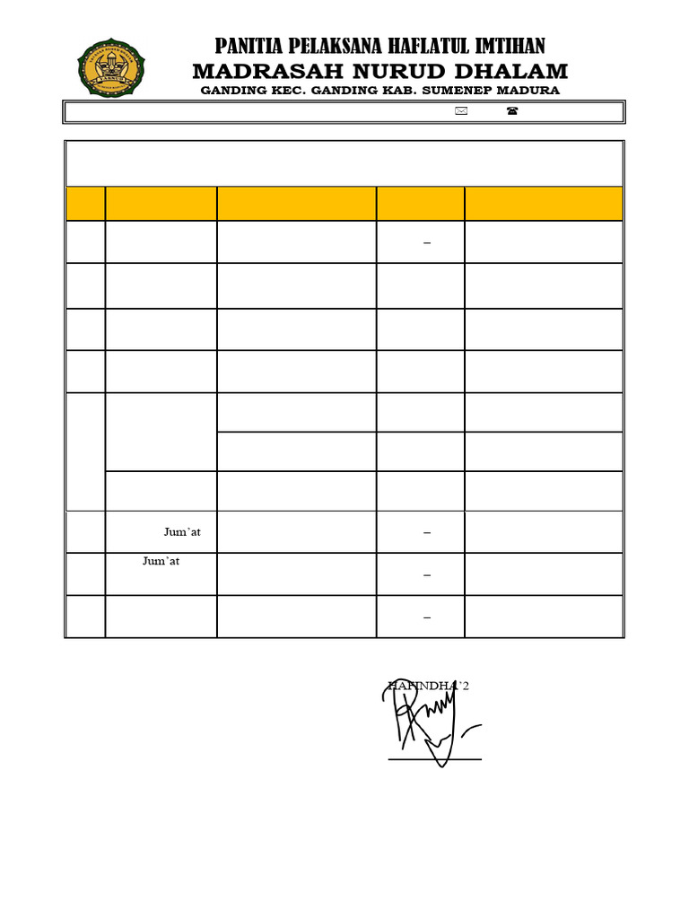 Jadwal Lomba 2025 Final | PDF