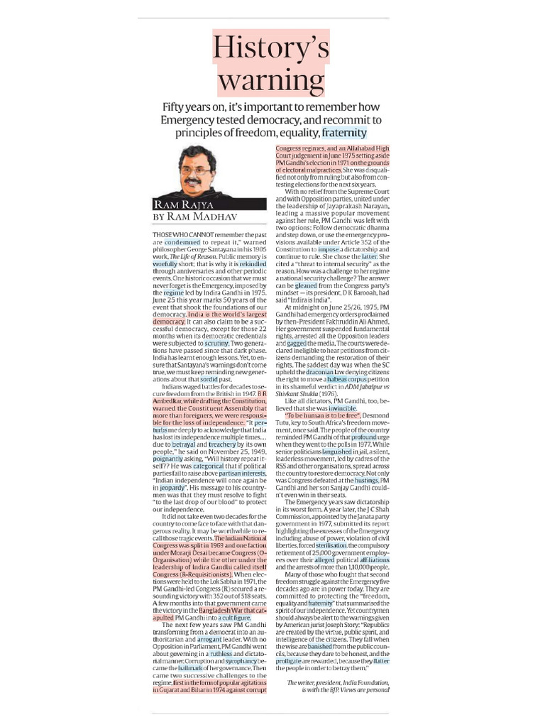 21st June Highlighted Article | PDF