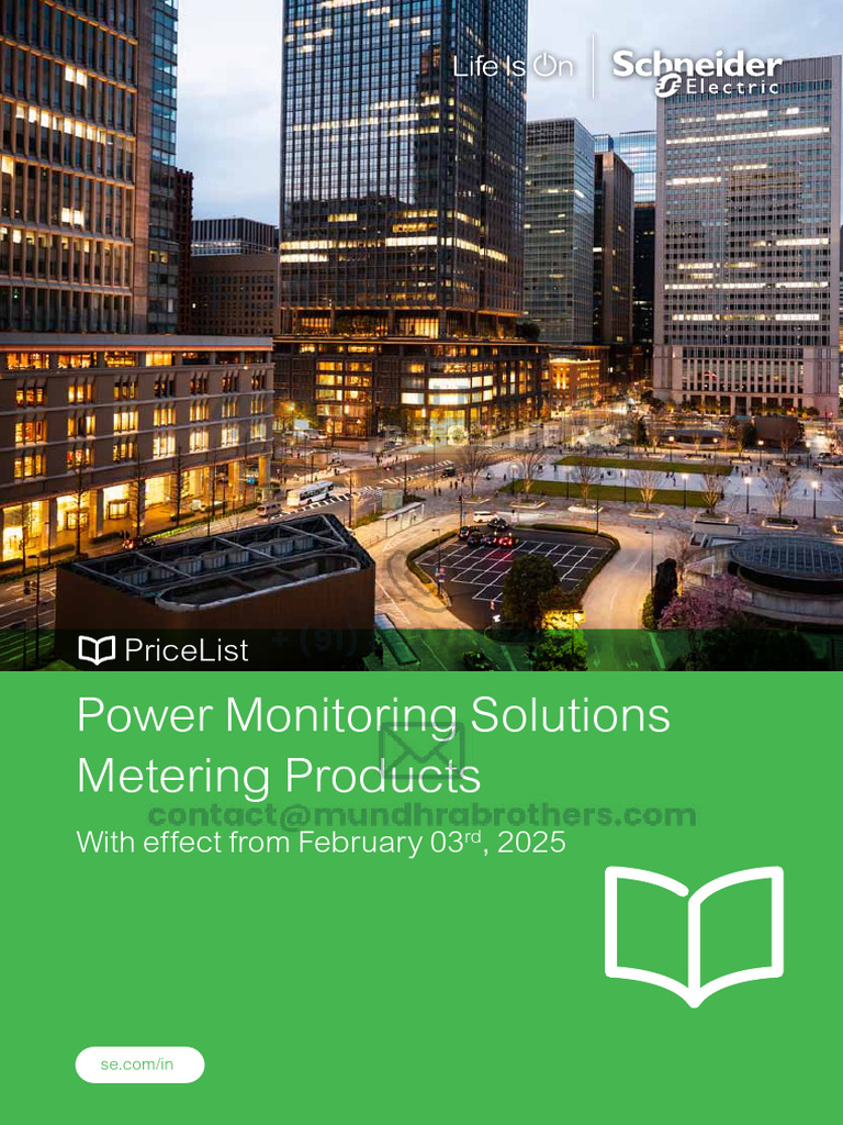 Schneider PMS Metering Products Pricelist Feb 2025 | PDF | Electrical ...