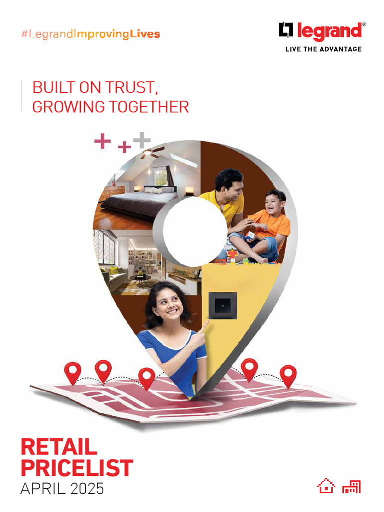 Legrand Retail Price List 2025 | PDF | Home Automation | Electricity