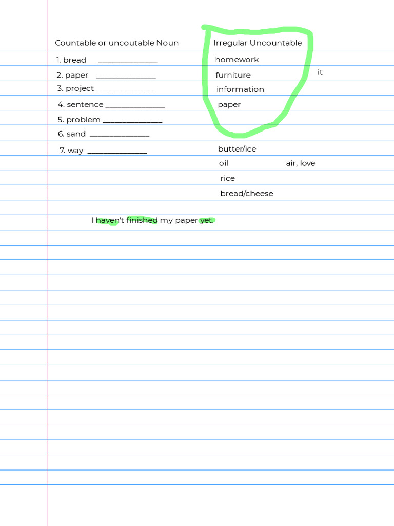 Noun Types and Grammar Rules Guide | PDF | Grammatical Number | Plural