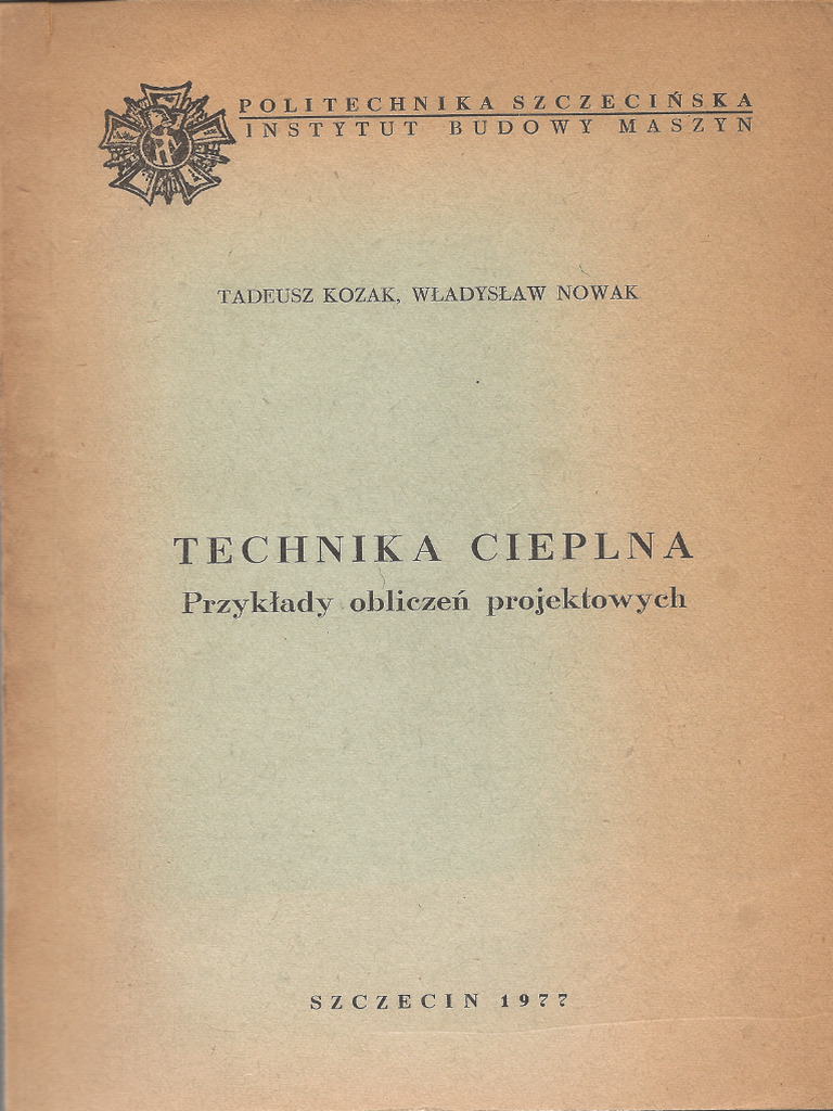 Kozak Nowak Technika Cieplna | PDF