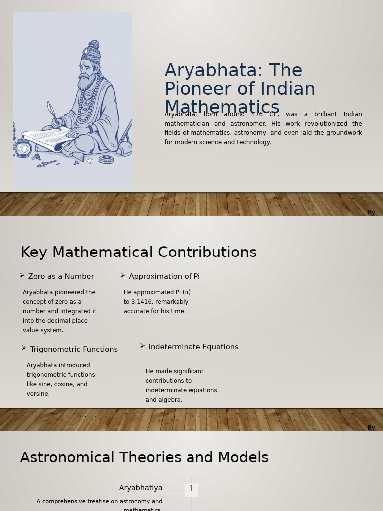 Aryabhata the Pioneer of Indian Mathematics[1] | PDF | Astronomy | Mathematics
