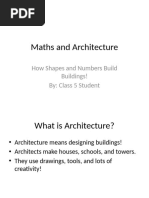 Mathematics in Architecture Explained | PDF | Mathematics | Geometry