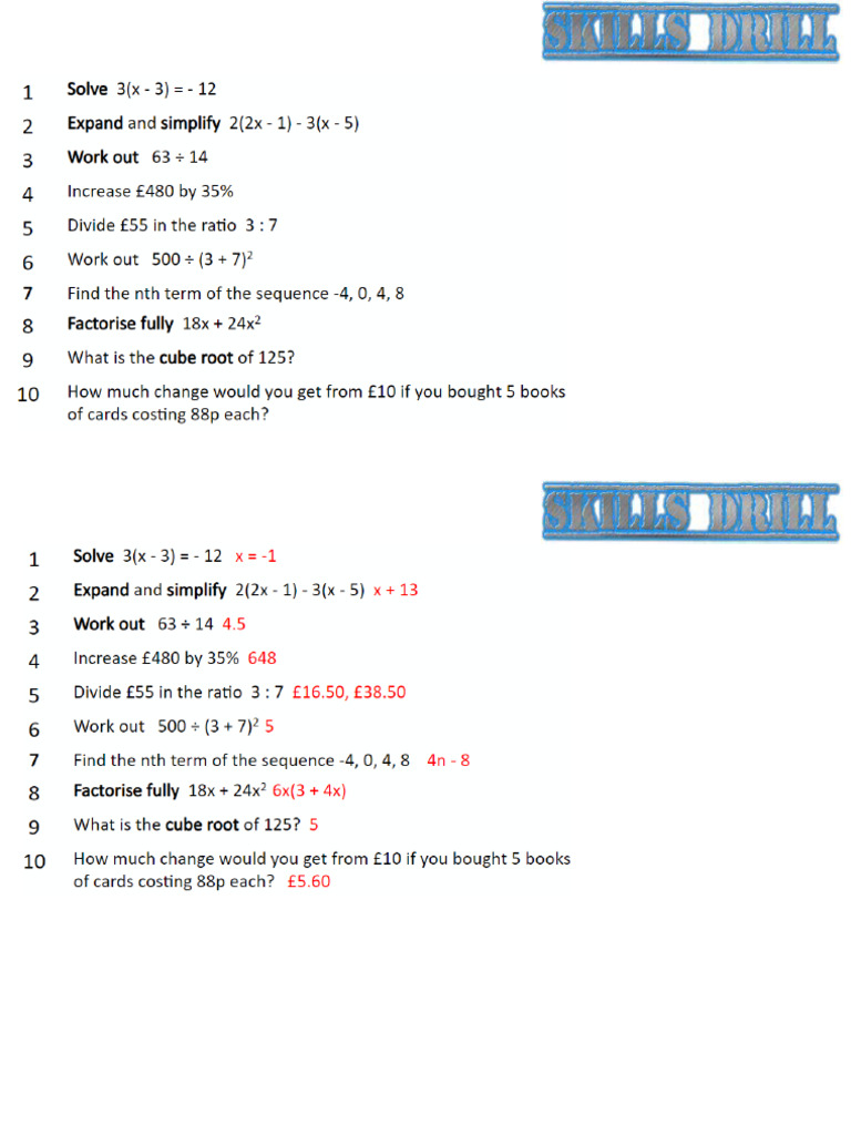 Lesson 03 04 Mean From A Frequency Table | PDF