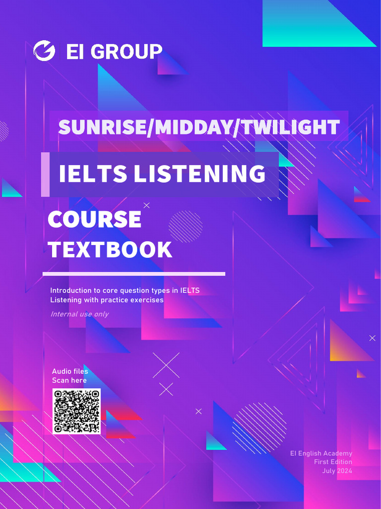 Sunrise Midday Twilight Ielts Listening - Course Textbook (1st Edition ...