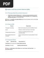 Bank Reconciliation Statement Format | PDF | Overdraft | Banks