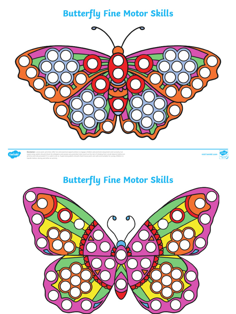 T TP 1646906366 Butterfly Fine Motor Skills Activity Ver 3 | PDF