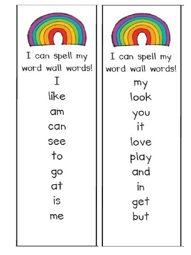 Writing Word Work Cards - I Can Spell | PDF