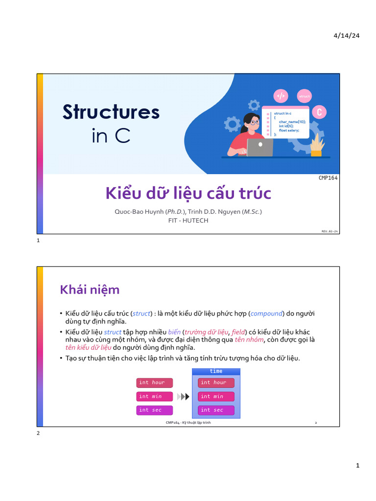 CMP164 L2 Structures | PDF