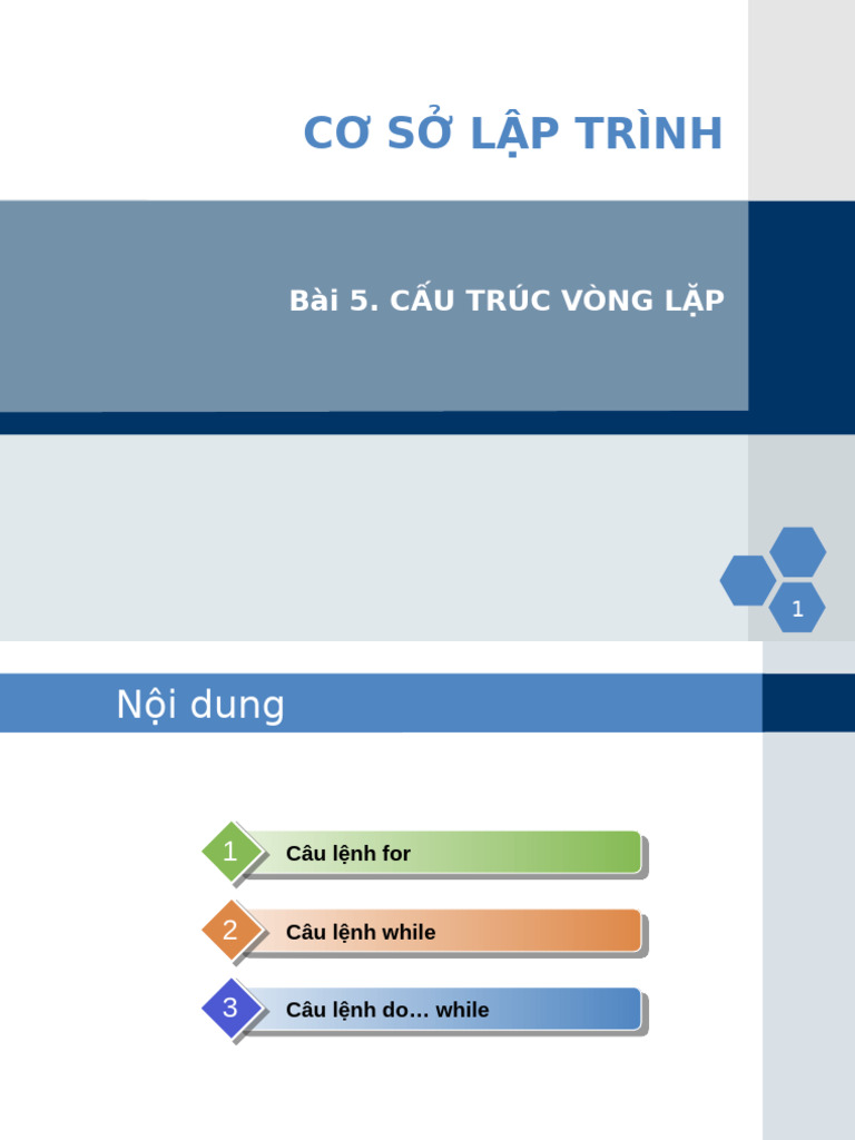 2 - 2 - Cau Truc Vong Lap | PDF