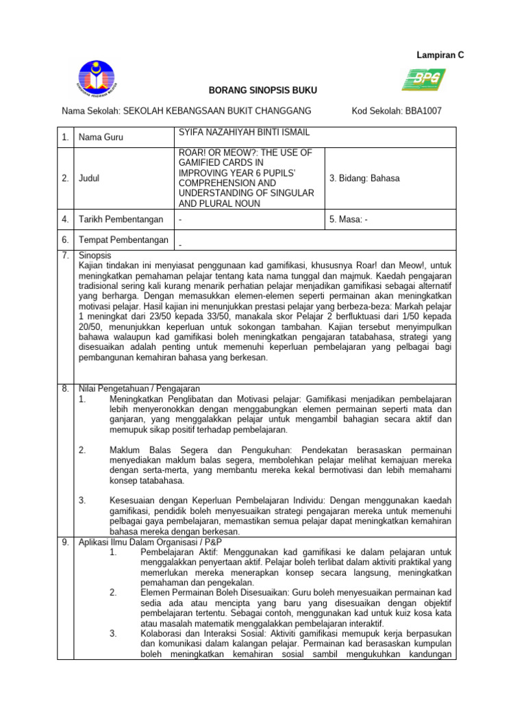 Sinopsis Buku 1 | PDF