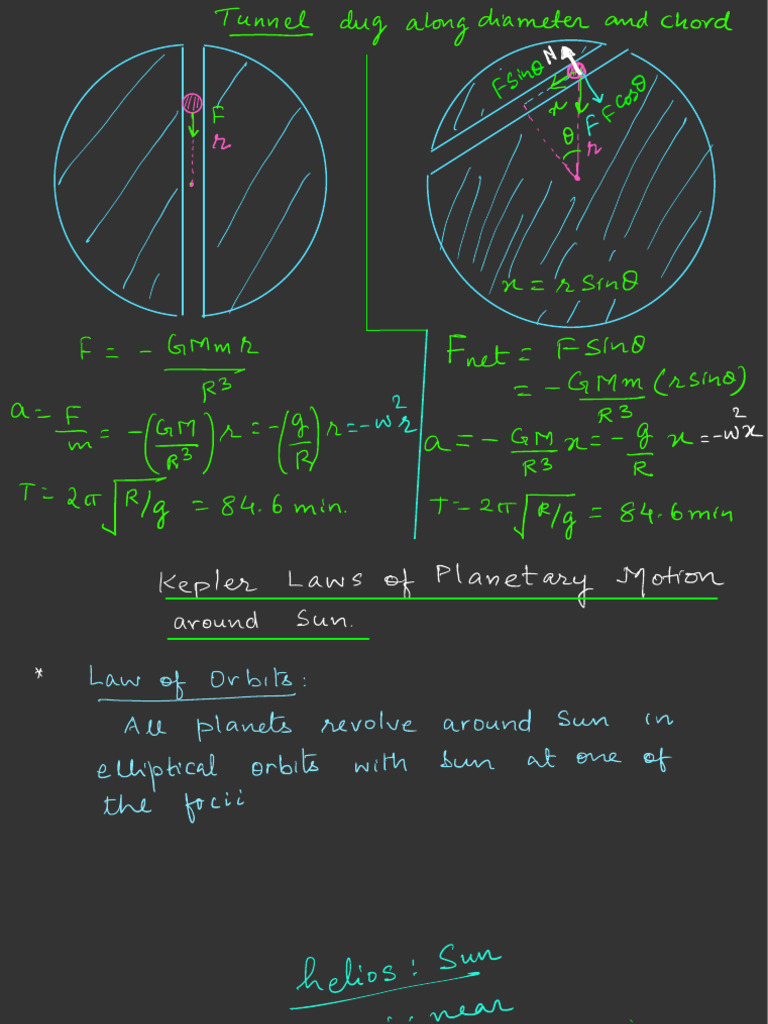 Kepler's Laws - 250529 - 071809 | PDF | Orbit | Ellipse