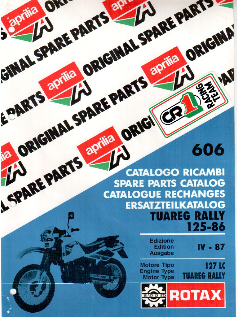 Rotax 127 LC Tuareg Rally (Aprilia Tuareg Rally 125 1986) - CATALOGO ...