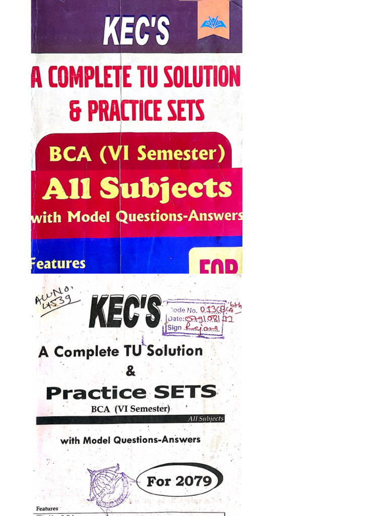 KEC Solution BCA 6th MP | PDF