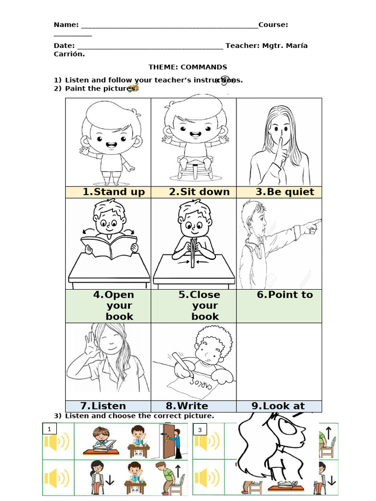 Activity About Commands | PDF