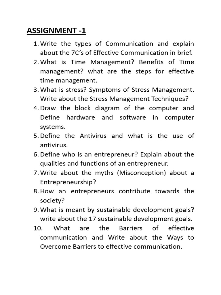 Class 10th Holiday Homework (AI) | PDF
