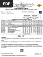 Graduation All Semester Marksheets | PDF | Educational Assessment And Evaluation