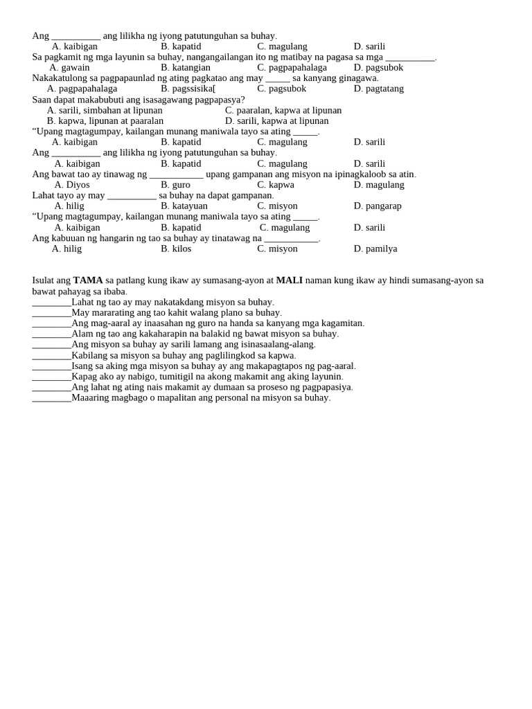 ESP 4TH Pointers | PDF
