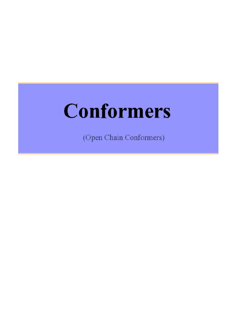 Conformers - 220105 - 104111 | PDF