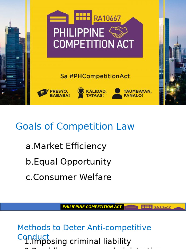 Philippine Competition Act | PDF | Mergers And Acquisitions | Subpoena ...